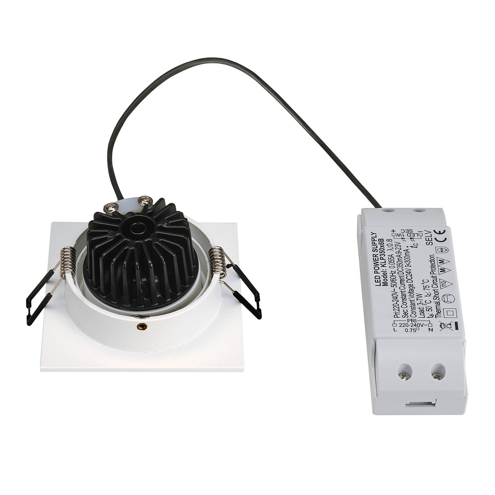 ceiling recessed luminaire NEW TRIA 77 DL SET SQUARE - SLV 113881 - KS ...